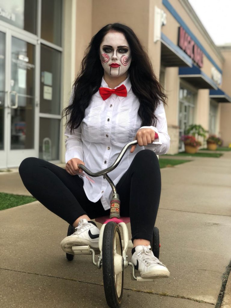 Jigsaw Halloween Makeup - Step by Step Jigsaw Makeup Tutorial
